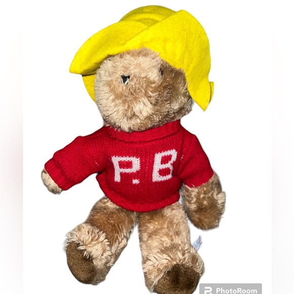 Eden | Toys | Vintage Eden Toys Paddington Bear 981 Plush 14 Stuffed Animal Pb Red Sweater ...